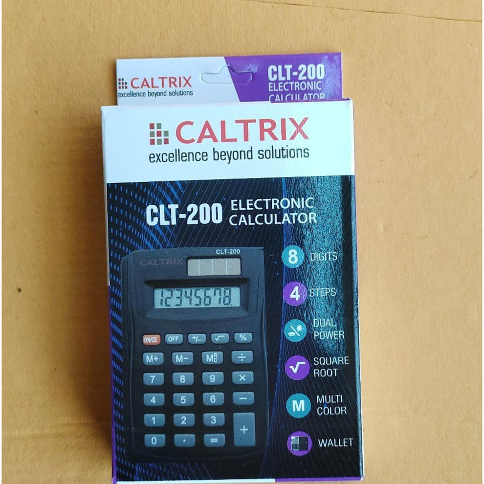 Caltrix Electronic Calculator (CLT-200) – STATIONERY KINGDOM
