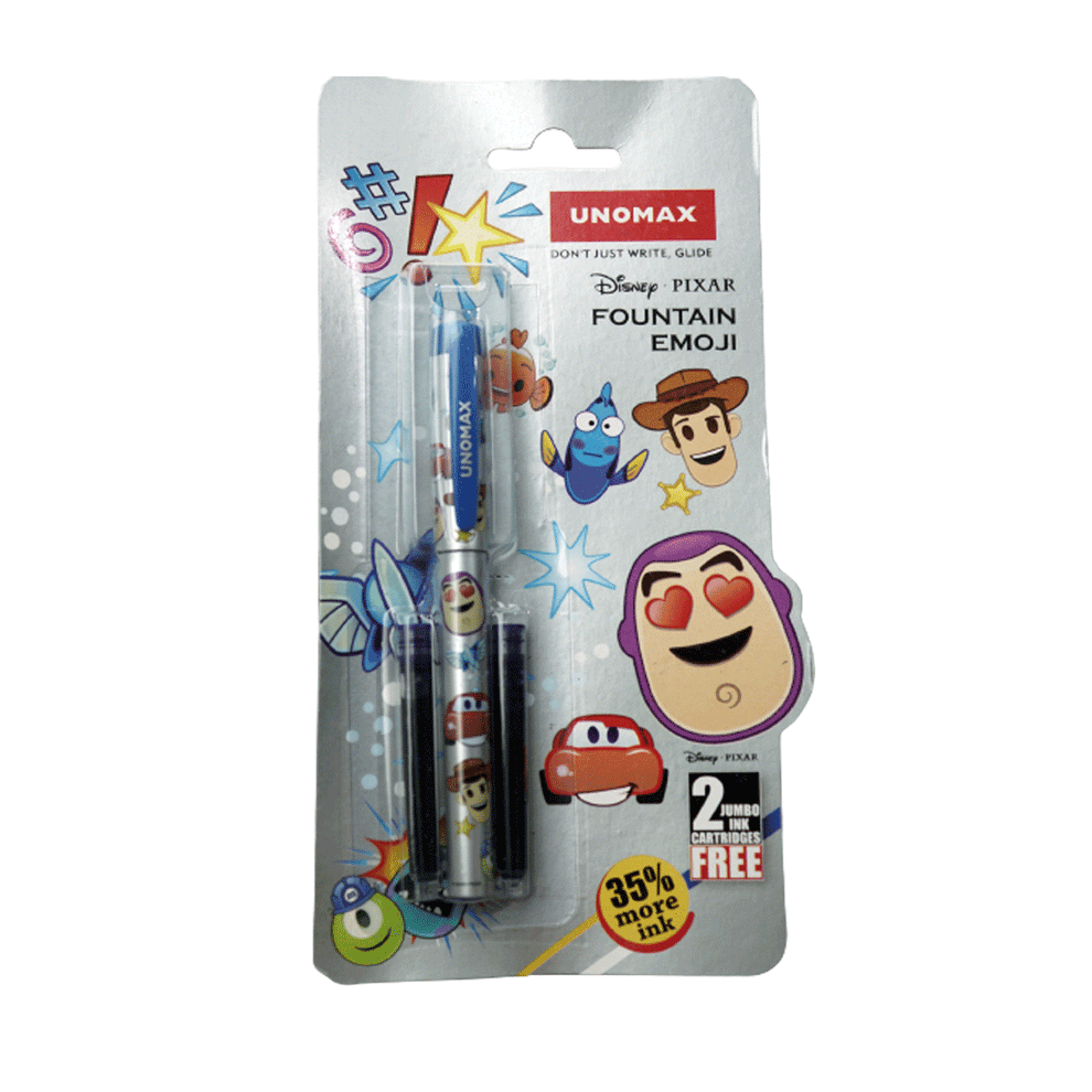 Unomax Pixar Fountain Ink Pen – STATIONERY KINGDOM